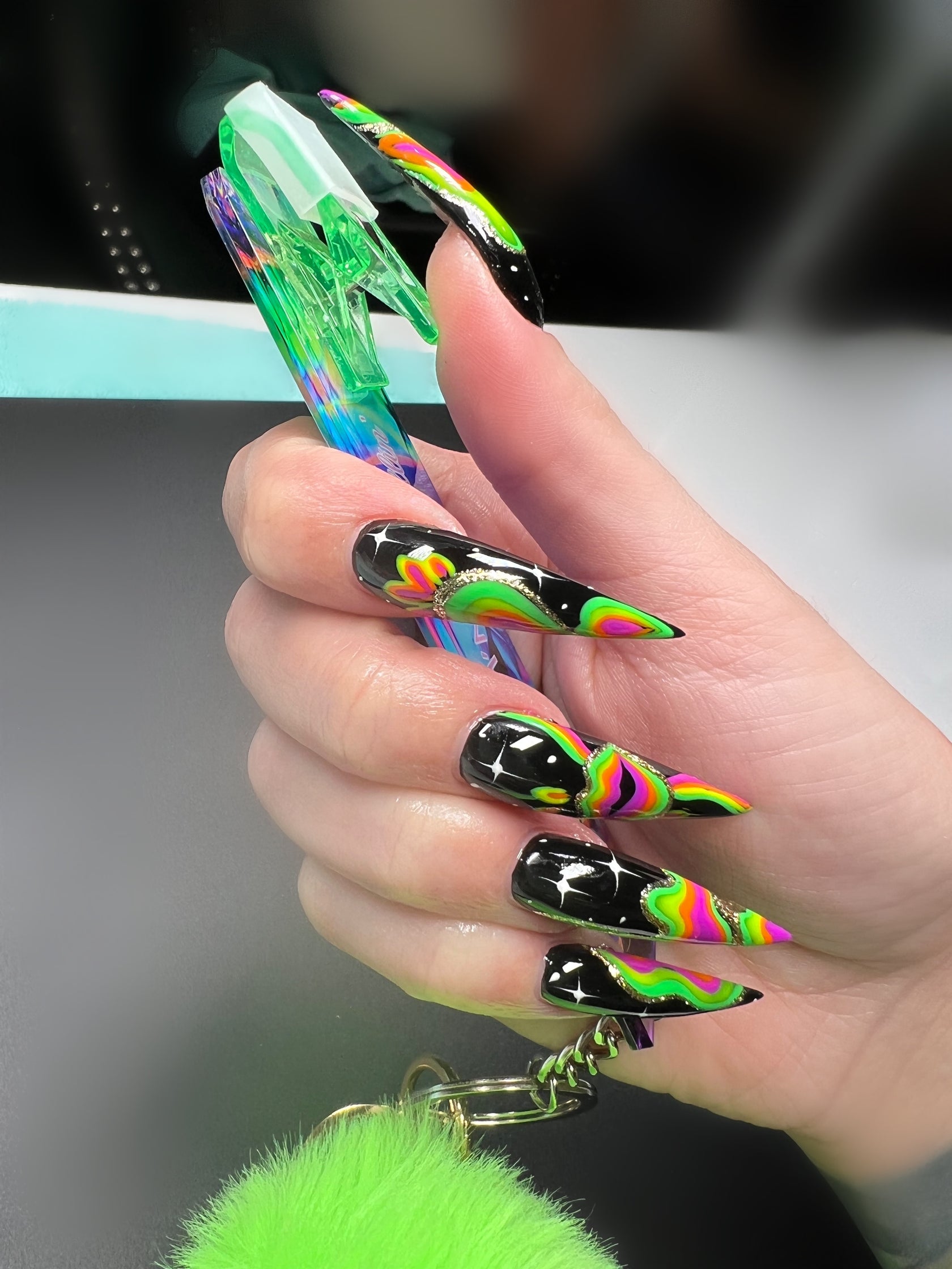 Long Nails Card Grabber | NABulous